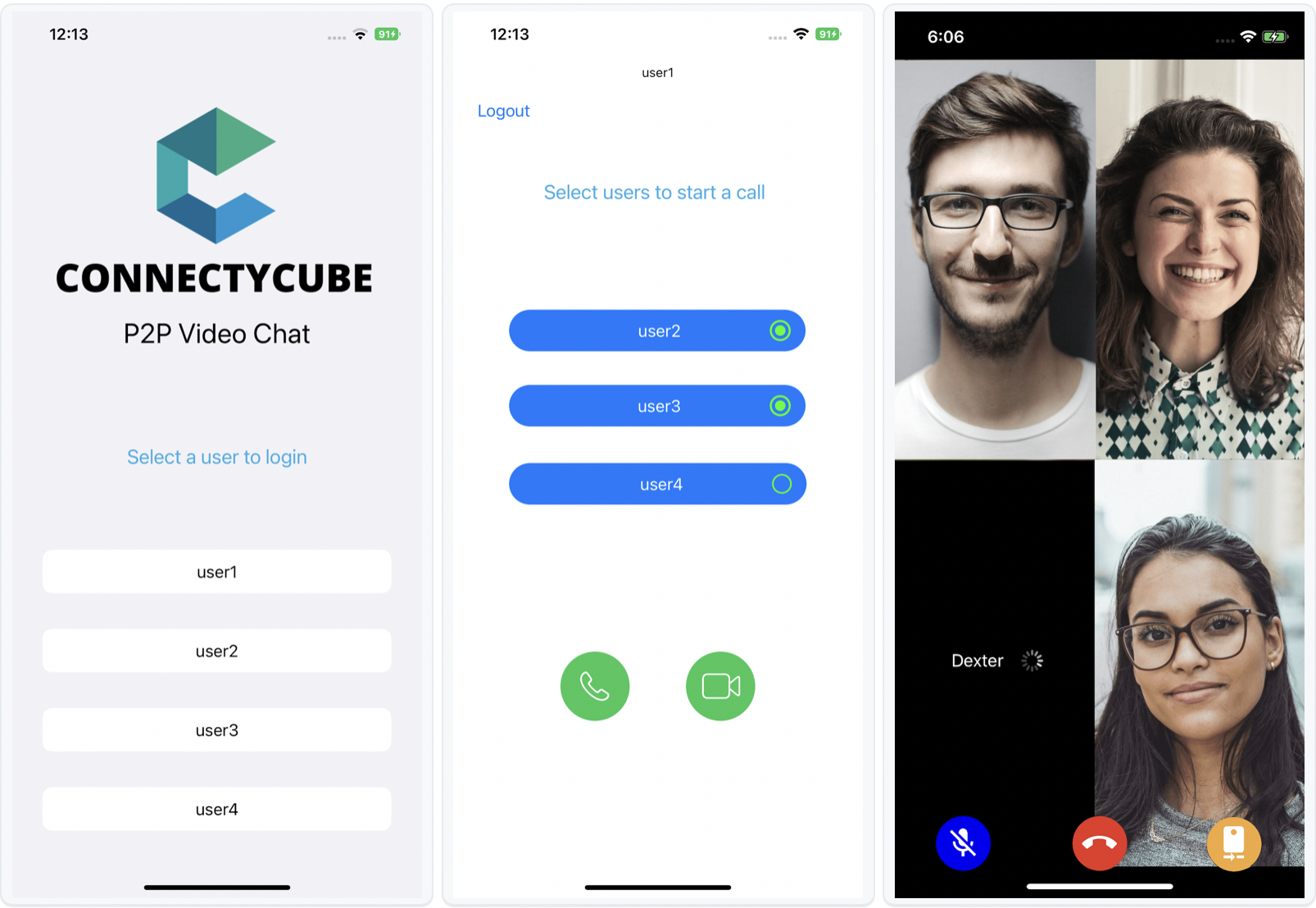 iOS SDK V2, iOS Video Chat Code Sample